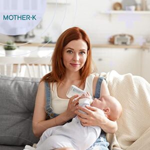 MOTHER-K Disposable Baby Bottle Liner, Must-Have Baby Travel Essentials, BPA Free (8oz, 120pcs)