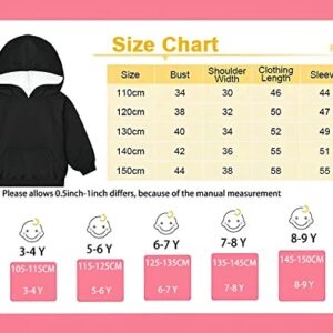 JSGAUV Cartoon Hoodie Fashion Clothes Sweatshirt For Toddler To Little Kids Boys And Girls Costume-004 8-9 Years 150