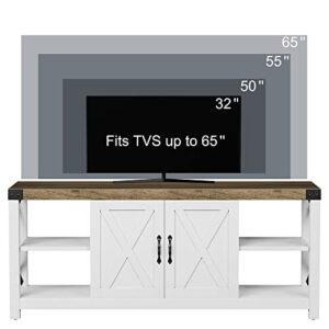 Alkmaar TV-PHO_0VF840BS Television Stand, White