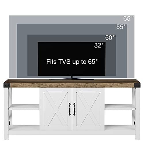 Alkmaar TV-PHO_0VF840BS Television Stand, White