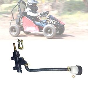 qymoto ck100-s rear brake master cylinder with banjo bolt sk100 for coleman powersports 98cc 3.0hp ck100 go kart