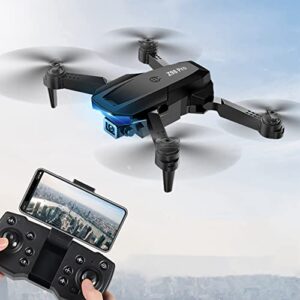 Drones with Camera, Drones for Kids 8-12 with Camera, 1080P HD, 3-level Flight Speed, Headless Mode, 4 Channel, Rc Plane, Remote Control Helicopter, Mini Toys, Cool Things, Gifts for Men (Black)