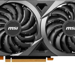 MSI Gaming GeForce RTX 3050 8GB GDRR6 128-Bit HDMI/DP PCIe 4 Torx Twin Fans Ampere OC Graphics Card (RTX 3050 Ventus 2X 8G OCV1)