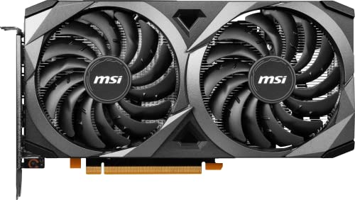 MSI Gaming GeForce RTX 3050 8GB GDRR6 128-Bit HDMI/DP PCIe 4 Torx Twin Fans Ampere OC Graphics Card (RTX 3050 Ventus 2X 8G OCV1)