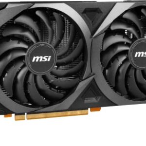 MSI Gaming GeForce RTX 3050 8GB GDRR6 128-Bit HDMI/DP PCIe 4 Torx Twin Fans Ampere OC Graphics Card (RTX 3050 Ventus 2X 8G OCV1)