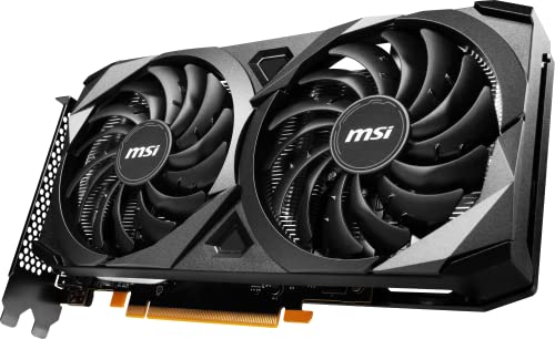 MSI Gaming GeForce RTX 3050 8GB GDRR6 128-Bit HDMI/DP PCIe 4 Torx Twin Fans Ampere OC Graphics Card (RTX 3050 Ventus 2X 8G OCV1)