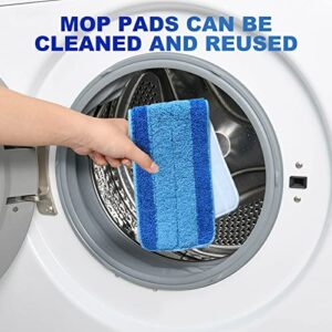 7 Pack Microfiber Cleaning Pads Compatible with Bona Mop, 18 Inch Mop Pads for Hardwood Floor Cleaner (7 Pack)