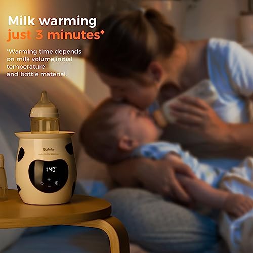 Baby Bottle Warmer for Breastmilk | Fast Water Warmer for Baby Formula | Easy-to-use | BOLOLO Baby Water Warmer with Precise Temperature Control, Large Diameter, BPA-Free