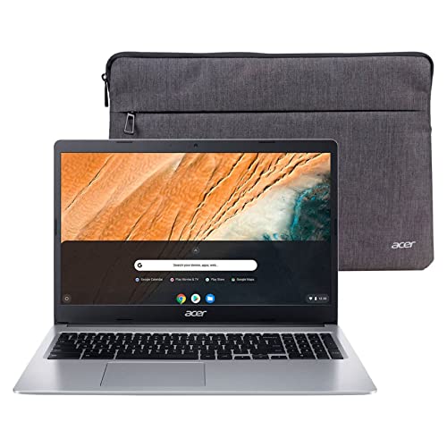 Acer Chromebook 315 Touchscreen Laptop| 15.6 FHD IPS Display| Google Chrome OS| 4G 64GeMMC| Intel Celeron N4020 | Wi-Fi 5 |Numeric Keyboard |USB Type-C |Long Battery Life| Webcam| Cloth (Touchscreen)