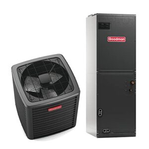 goodman 3.5 ton 14.3 seer2 heat pump system (9-speed motor)