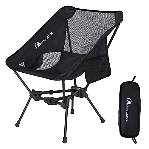 MOON LENCE Portable Camping Chair Backpacking Chair - The 4th Generation Ultralight Folding Chair - Compact, Lightweight Foldable Chairs for Hiking Mountaineering, Beach