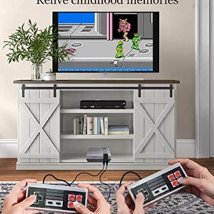 SFABF Classic Edition Mini Retro Game Console,AV Output Plug & Play Classic Mini Video Games, Built-in 620 Games with 2 Classic Controllers, Birthday Gifts Choice for Children/Adults