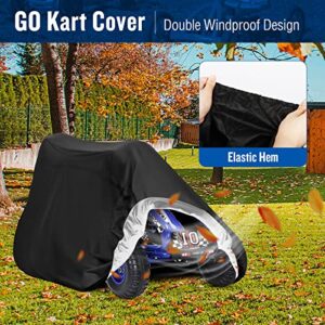 Jungda Go Kart Cover,Waterproof Pedal Go Cart Car Cover,Gokart Accessories - 42" L x 25" W x 25" H