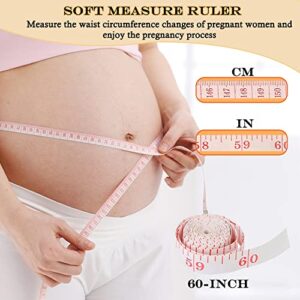 2pcs Nipple Rulers for Flange Sizing Measurement Tool with Silicone& Soft Flange Size Measure for Nipples, 1pcs Soft Ruler, 5pcs Disposable Nursing Pads-Super Absorbent&Comfortable, 8pcs Sets