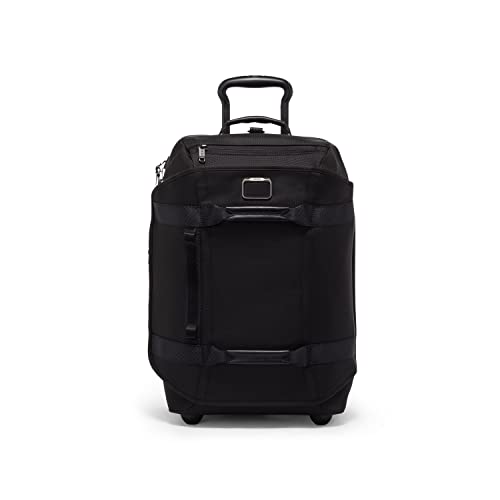 TUMI Alpha Bravo International 2 Wheel Duffel Backpack Carry On - Black