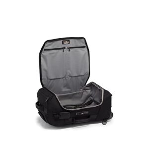 TUMI Alpha Bravo International 2 Wheel Duffel Backpack Carry On - Black