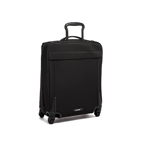 TUMI Voyageur Leger Continental Carry-On - Luggage with Wheels - Suitcases for Women & Men - Black & Gunmetal Hardware