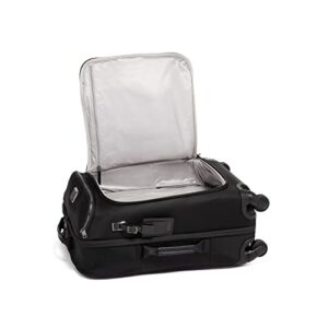 TUMI Voyageur Leger Continental Carry-On - Luggage with Wheels - Suitcases for Women & Men - Black & Gunmetal Hardware