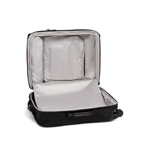 TUMI Voyageur Leger Continental Carry-On - Luggage with Wheels - Suitcases for Women & Men - Black & Gunmetal Hardware