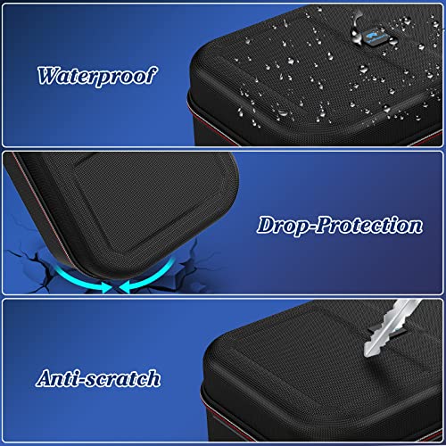 SteBeauty Steam Deck Case 2023 Upgrade, Carrying Case for Steam Deck Console & Accessories, Steam Deck Travel Case Built-in AC Adapter Charger Storage, Large Capacity