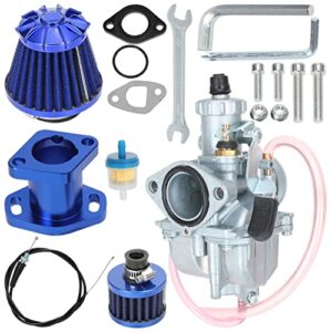 yoxufa vm22 mikuni non hemi predator 212cc racing carburetor carb air filter kit for coleman ct200u ct200u-ex bt200x baja warrior mb200 gx200 196cc 200cc engine mini bike go kart high performance part