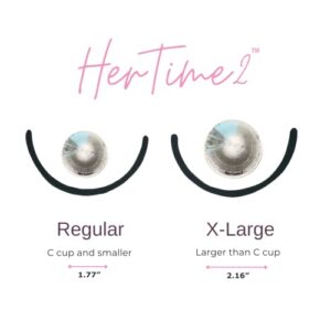 HerTime2 Silver Nursing Cups − Purest 99.9% Silver Nipple Shields for Breastfeeding Newborn Protecting Soothing Healing Silver Nursing Cups for Sore Nipples Silver Nipple Covers