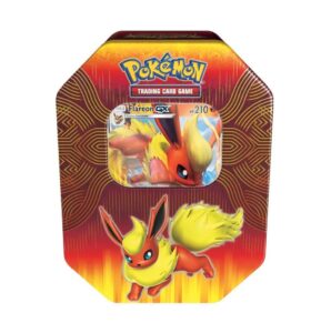 pokemon tin: elemental power flareon-gx