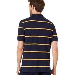 Nautica Men's Classic Fit Striped Deck Polo, Navy, XX-Large