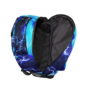 Blue Dragon Backpack Cool Lighting Bookbag for Kids Teen Girls Boys Back to School Gifts for 2nd 3rd 4th 5th 6th Grade