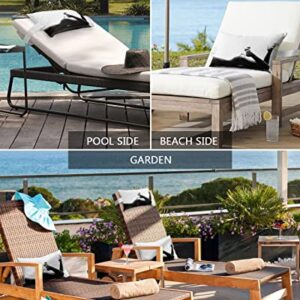 Prime Leader Recliner Head Pillow Lounge Chair Pillows with Insert The Shadow of Sexy Lady with High Heels Lumbar Pillow with Adjustable Strap Outdoor Waterproof Patio Pillows for Beach Pool, 2 PCS