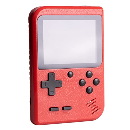 Retro Mini Game Machine,Handheld Game Console with 400 Classical FC Games 2.8-Inch Color Screen Support for TV Output , Gift Birthday for Kids, Adults(GameRed-400)