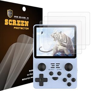 mr.shield [3-pack] screen protector for powkiddy rgb20s handheld arcade game console anti-glare [matte] screen protector (pet material)