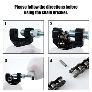 DYCTAHO Chain Breaker #420-530 Chain Tool fit for Dirt Pit Bike ATV Quad Go Kart Scooter Motorcycle Bicycle Chain Break # 420 428 520 525 528 530