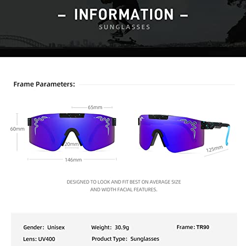 YCDAQCW Fashion Sunglasses For Men Women Outdoor Sports Cycling Eyewear UV400 Baseball Glasses (SA13)