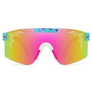 YCDAQCW Fashion Sunglasses For Men Women Outdoor Sports Cycling Eyewear UV400 Baseball Glasses (SA13)