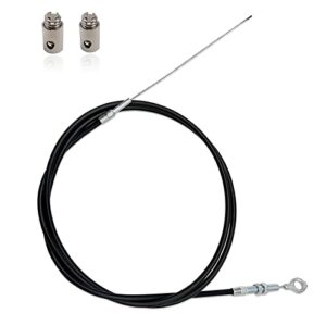 cueclue pack-1 59" throttle cable, kart accessories for go kart predator 212 cc engine gx160 gx200 196cc 5.5hp 6.5hp manco 8252-1390 asw go cart accelerator (black)