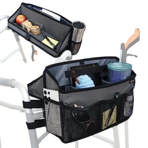 walker basket for folding walker, walker tray for walker bag for walker, grabber strap f/walker bags for walkers, basket for walker bags for folding walker with wheels, walker accessories for walker