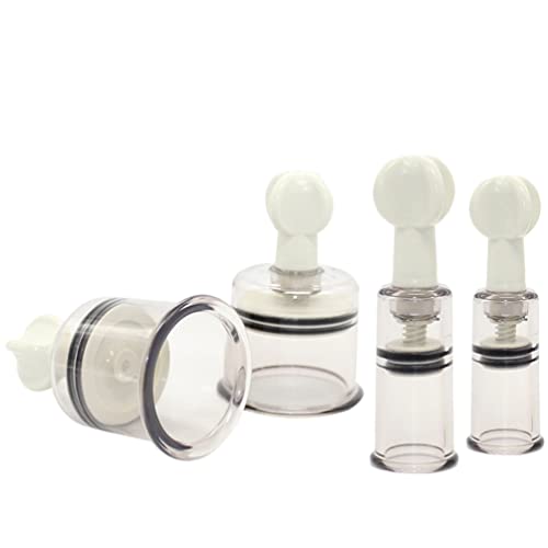 FOMIYES 4pcs Nipple Suckers Breast Sucker Women Inverted Nipple Corrector Nipple Pullers Female Breastfeeding Aspirators Vacuum Suction Cup for Breastfeeding Mother