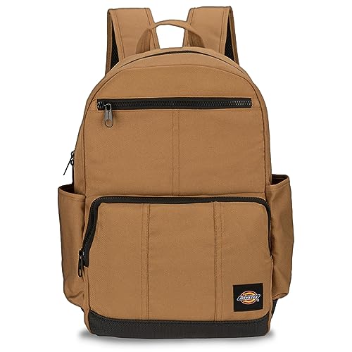 Dickies Journeyman Extra Large Capacity Backpack Classic Logo Water Resistant Casual Daypack for Travel Fits 15.6 Inch Notebook (Brown Duck)