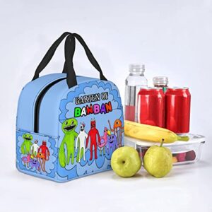 kzeuhsn Garten of Ban Ban Cartoon Cute Lunch Box Bag Reusable Leak-Proof Insulated Men and Women Adult Lunch Totes Office Picnic Work Outdoor