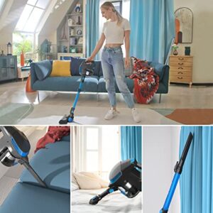 FABULETTA Cordless Vacuum Cleaner, 6-in-1 Stick Vacuum with 25 kpa Suction, 8x2500mAh Large Battery, Max 50 min Runtime, 250W Brushless Motor Handheld Vacuum Cleaner for Hard Floor Carpet Pet Hair