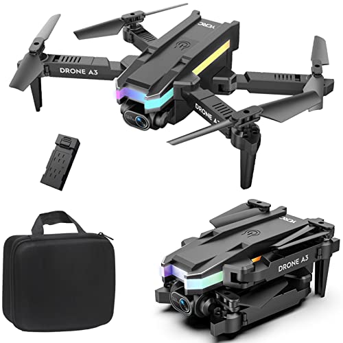 Drones with Camera for Adults 4K, Mini Drone with Dual HD FPV Camera Remote Control Toys Gifts for Boys Girls with Altitude Hold Headless Mode for Traveling