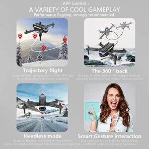 Drones with Camera for Adults 4K, Mini Drone with Dual HD FPV Camera Remote Control Toys Gifts for Boys Girls with Altitude Hold Headless Mode for Traveling