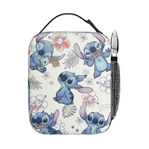 Zuswicg Anime Cartoon Lunch Box - Insulated Lunch Bag For Girls Boys - 10.2 Inch Cute Lunch Box Suitable For Adult Women Men Preppy School Work Office