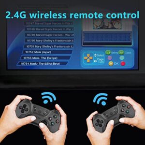 GamesPower Wireless Retro Game Console, Handheld Console, 20000+ Games, Plug and Play Video Game Stick, 4K HDMI Output, 9 emulators, Dual 2.4G Wireless Controllers (Special Edition)