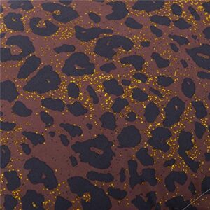 Leopard Duvet Cover King, Microfiber 3 Pieces Leopard Bedding Set King, Cheetah Print King Bedding Duvet, 1 Duvet Cover +2 Pillowcases, with Zipper Closure, Durable, Easy Care (NO Comforter)