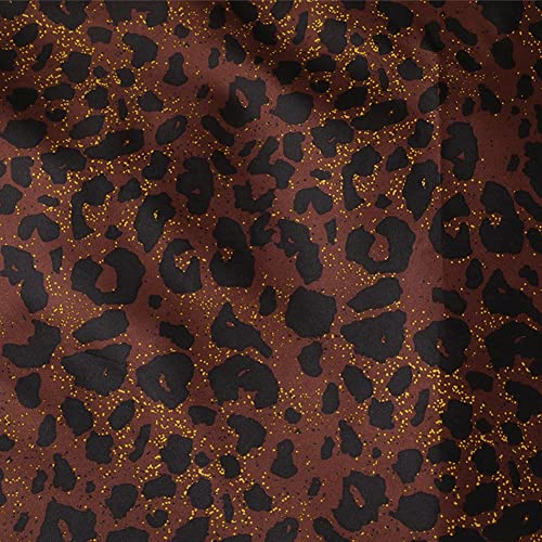 Leopard Duvet Cover King, Microfiber 3 Pieces Leopard Bedding Set King, Cheetah Print King Bedding Duvet, 1 Duvet Cover +2 Pillowcases, with Zipper Closure, Durable, Easy Care (NO Comforter)