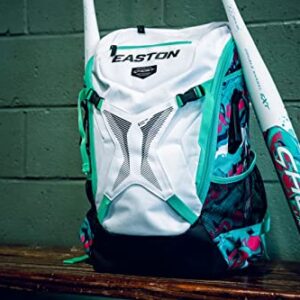 Easton Ghost NX Fastpitch Softball Bat & Equipment Backpack Bag | Graffiti