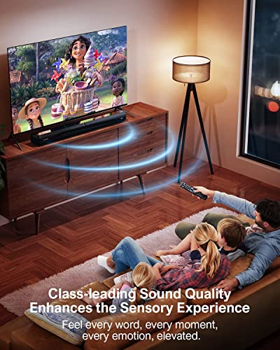 ULTIMEA 2.2ch Sound Bars for TV, 2-in-1 Separable TV Soundbar, 2 TV Speakers Sound Bar for Surround System, 32Inch PC Sound Bar Bluetooth 5.0/Optical/Aux/USB/HDMI Home Theater Soundbar, Wall Mountable