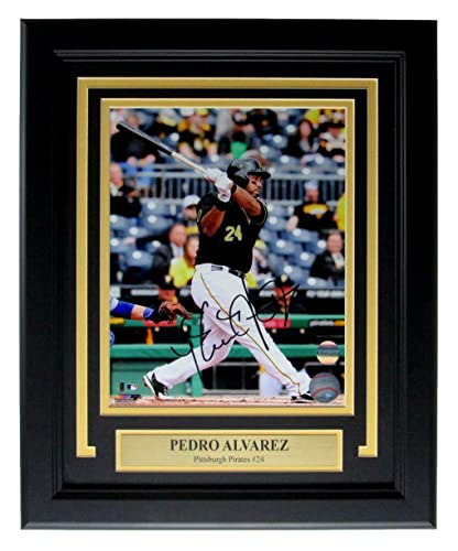 Pedro Alvarez Pirates Signed/Autographed 8x10 Photo Framed LOJO 161476 - Autographed MLB Photos